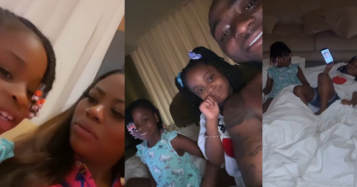 Davido's first daughter Imade asks her mother, Sophia why she isn't the ...