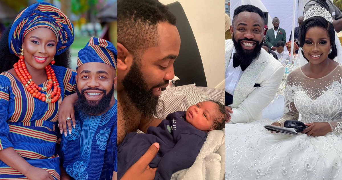 Comedian, Woli Arole and wife welcome first child (photo) - YabaLeftOnline