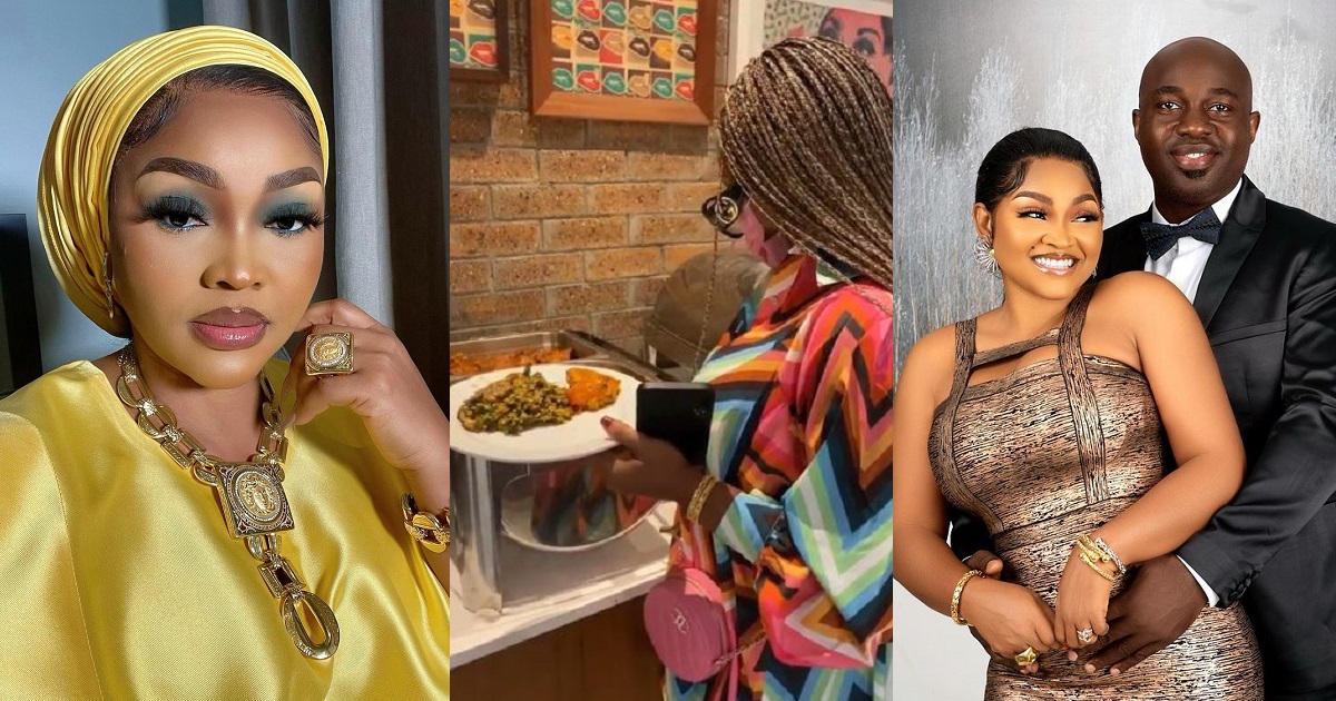 "My boo is hell bent on feeding me fat" – Mercy Aigbe laments as she ...