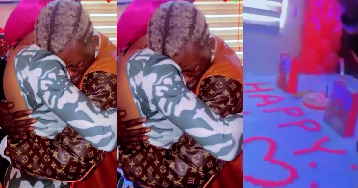 Singer, Portable gets emotional after his baby mama treated him to a ...