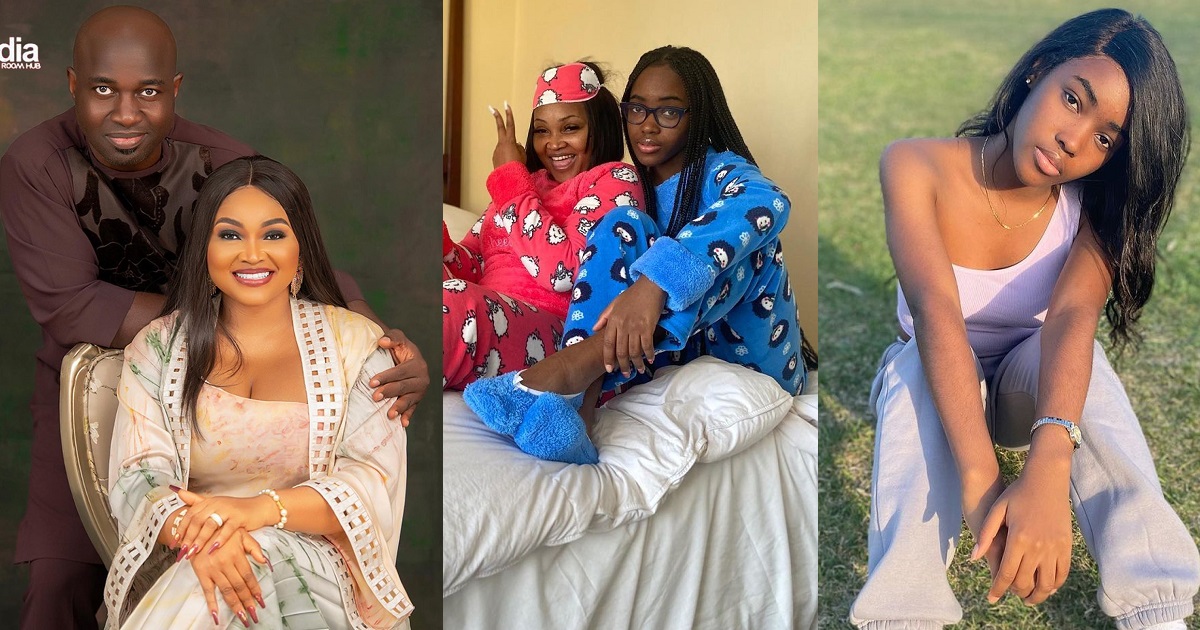 Actress, Mercy Aigbe, shares her daughter, Michelle's reaction when she ...