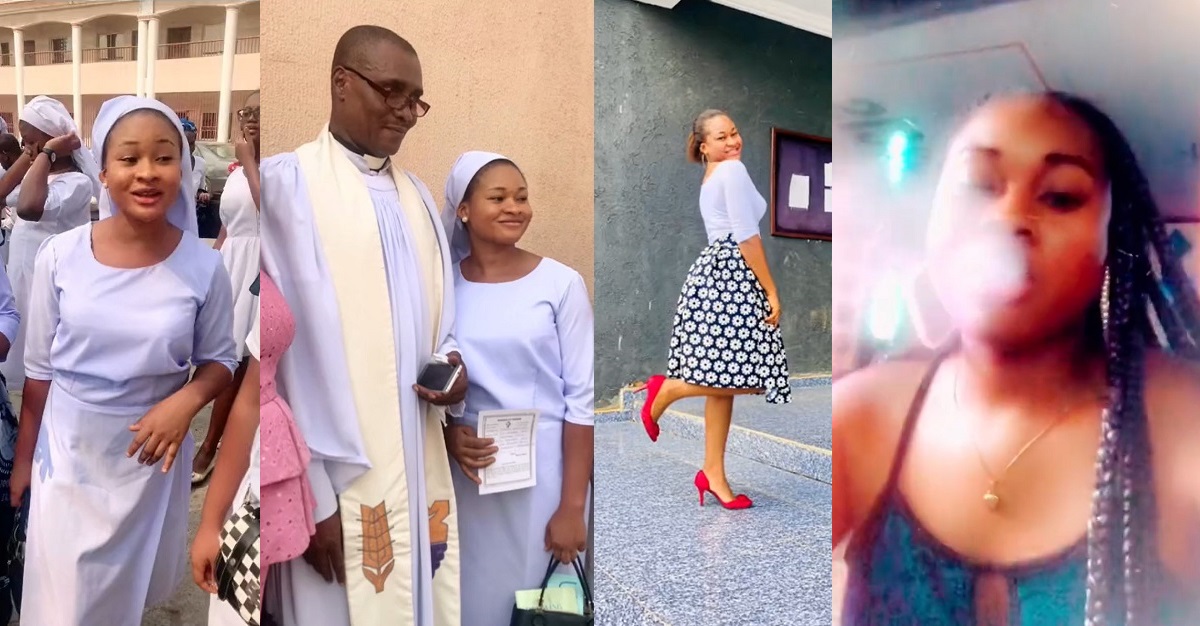 Nigerian Lady shares video of her transition from church girl to Slay ...