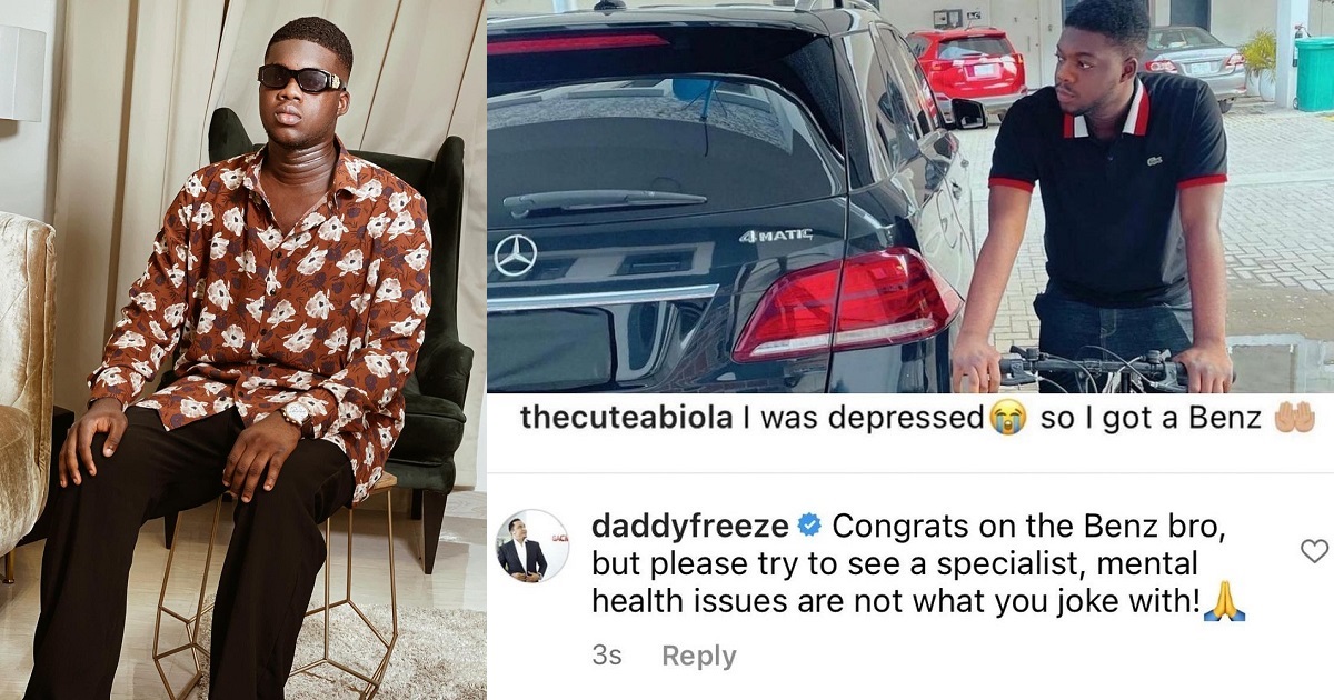 "Congrats on the Benz but please try to see a specialist" - Daddy ...