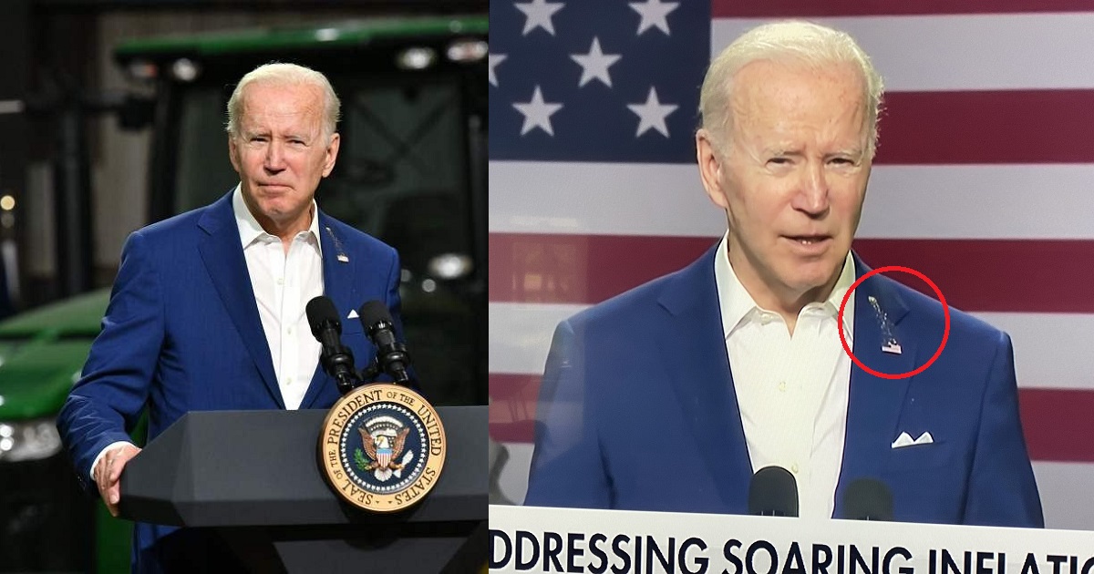 Watch moment bird poops on U.S President Joe Biden as he makes speech ...