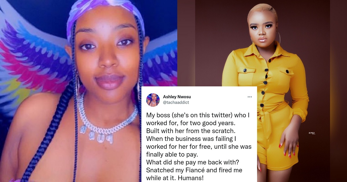 Lady calls out her former employer for allegedly snatching her fiancé ...
