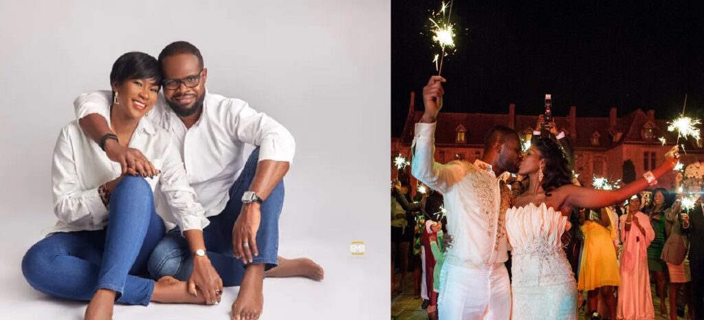 Actress Stephanie Okereke-Linus and husband celebrates 10th wedding ...