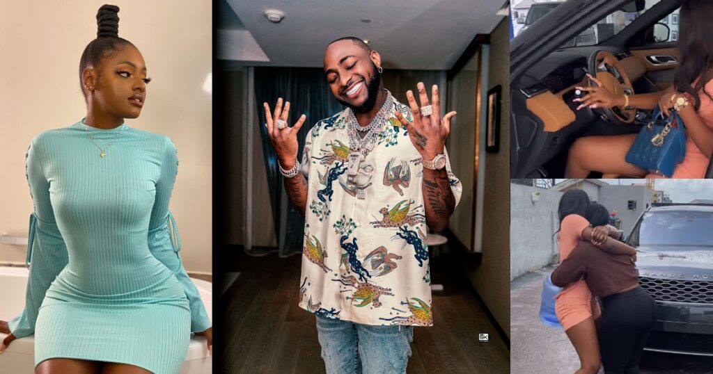 "Davido didn't buy her new Range Rover, she worked so hard ...