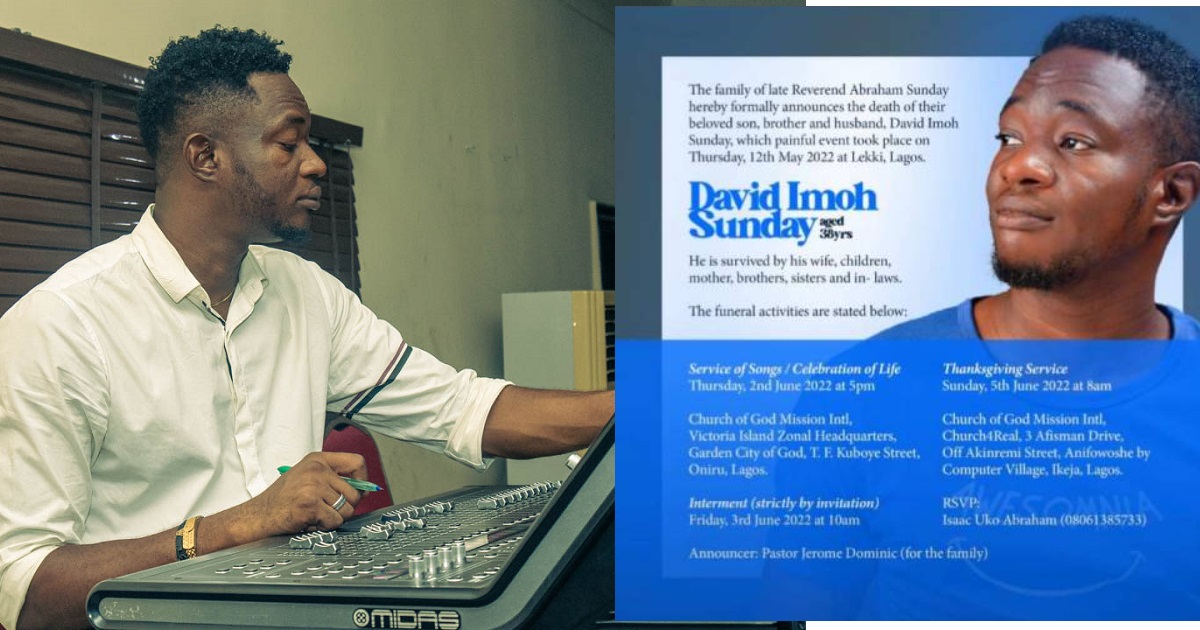 Family release funeral arrangements for sound engineer lynched and burnt in Lekki - YabaLeftOnline