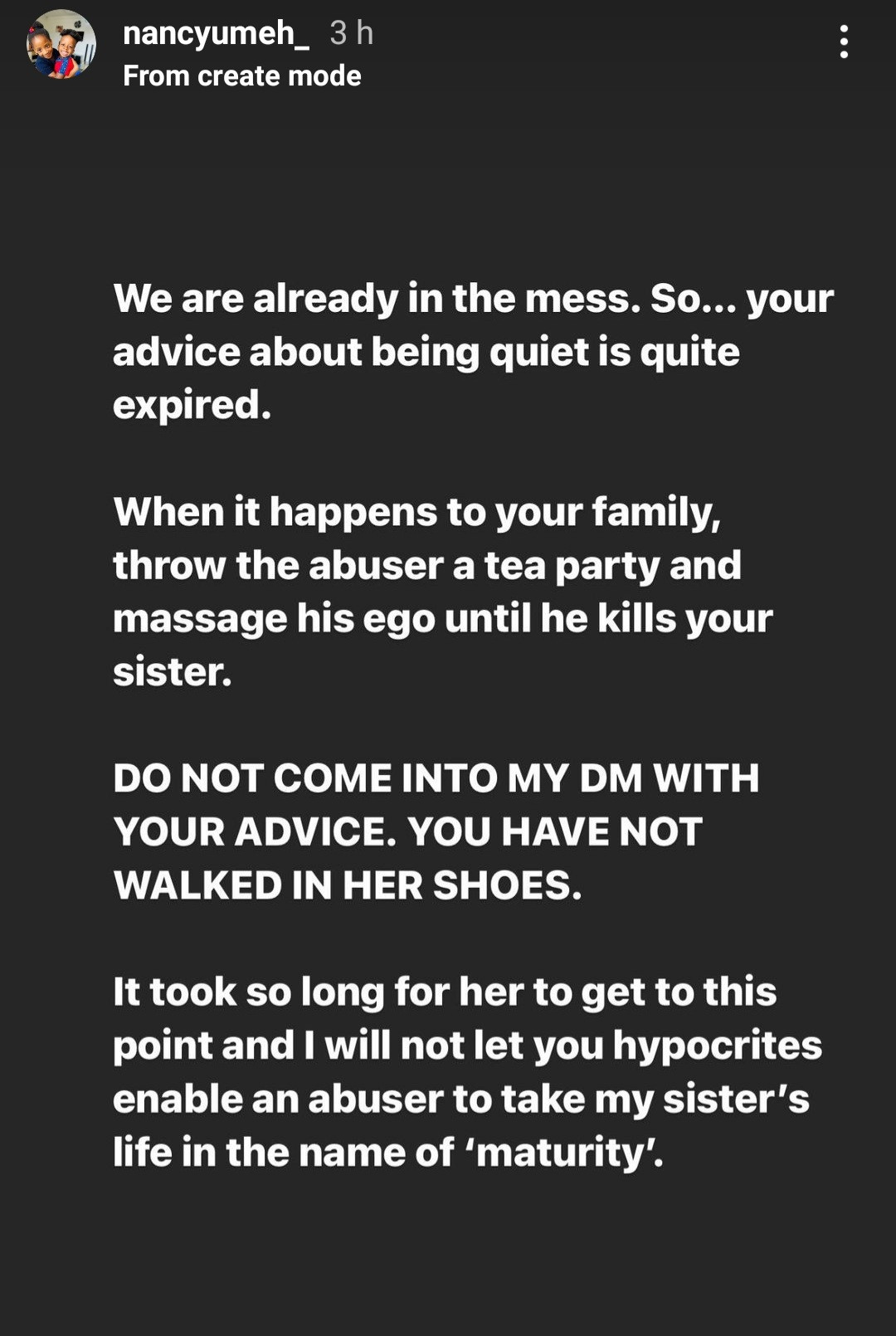 Korra Obidi's sister Nancy Umeh releases her chats with Justin Dean's ... Korra Obidi's sister Nancy Umeh releases her chats with Justin Dean's ...