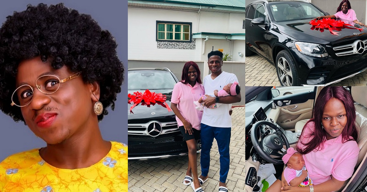 Instagram skit maker, MCshem gifts his wife a Mercedes Benz as push ...