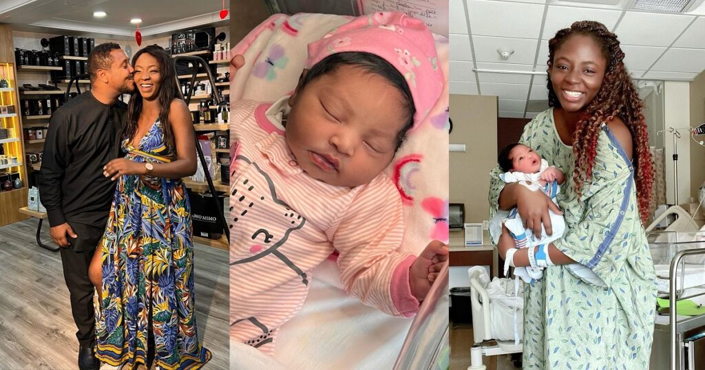 Actress, Ivie Okujaye and husband welcome third child - YabaLeftOnline