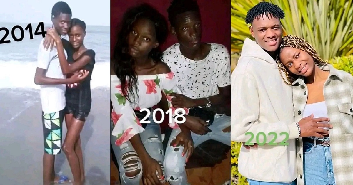 How it started vs How it's going: Young couple dating since 2014 shows ...