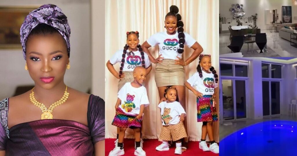 ChaCha Eke shares Gorgeous Family Photos, As she celebrates 4th wedding ...