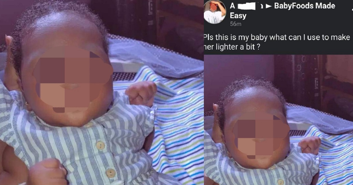 Outrage as mum asks on a group how she can make her beautiful baby have ...