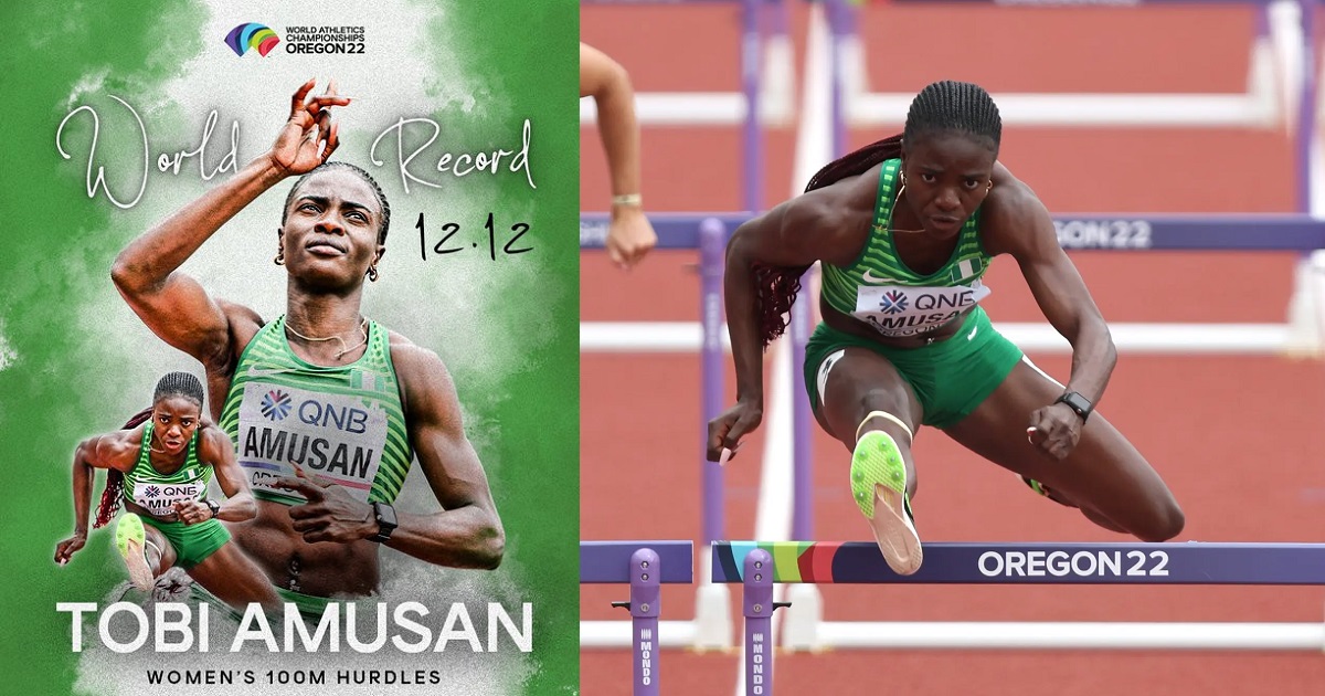 Tobi Amusan Becomes First Nigerian To Ever Win Gold As She Breaks 100m