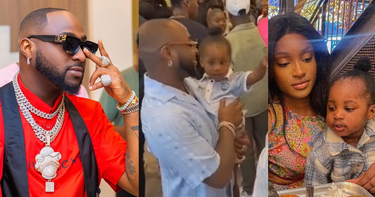 Singer, Davido spotted for the first time with alleged 2-year-old son ...