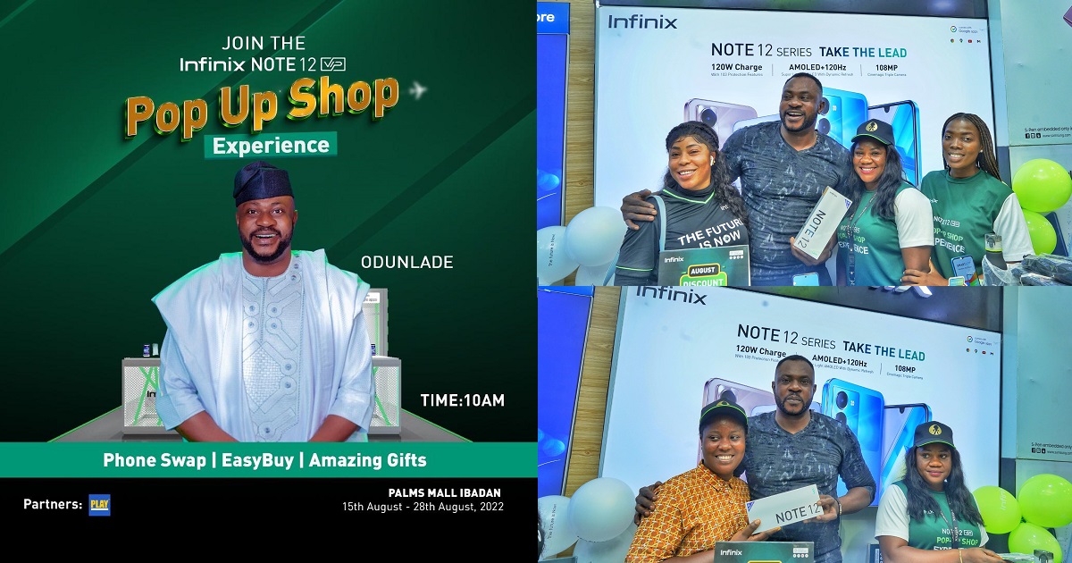 All Vibes and Fun at the Infinix Note12 Pop-Up Shop Experience Tour!