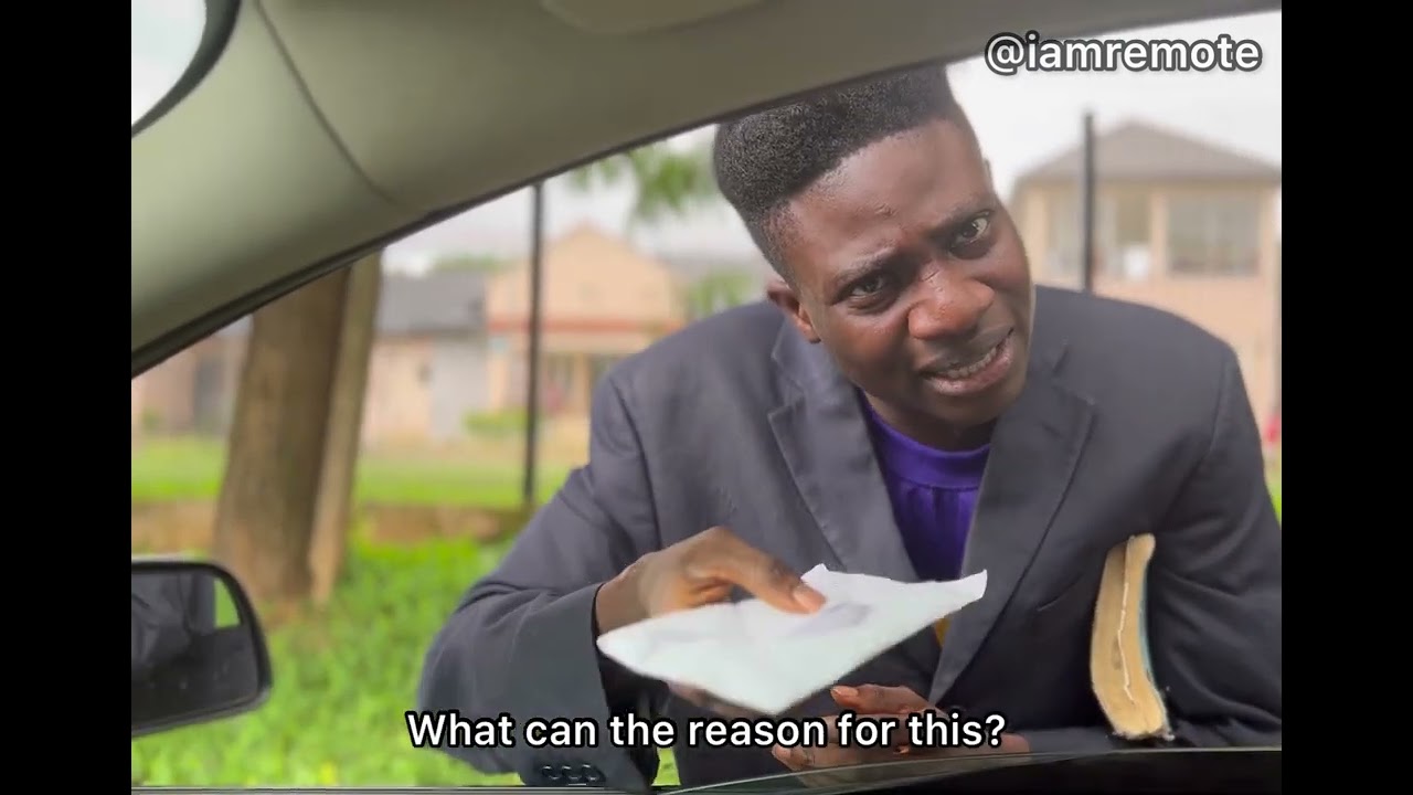 Comedy Video: Pastor Remote Was Given A Letter - YabaLeftOnline