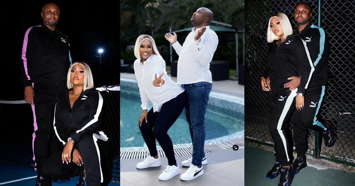 Beautiful pre-wedding photos of Davido's aide, Isreal DMW and his fiancée