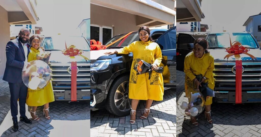 Gospel singer, Mercy Chinwo's husband, Pastor Blessed blesses her with ...