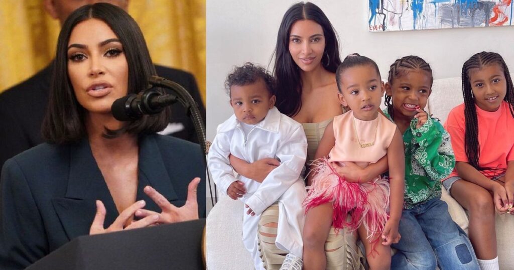 Kim Kardashian says she studied law partly because her kids don't stand ...