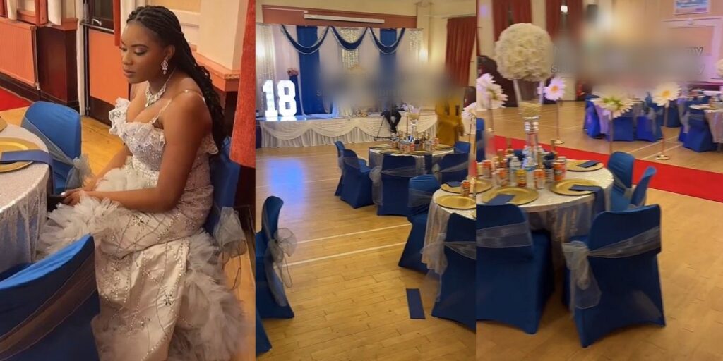 Young lady devastated after no-one showed up for her birthday party ...