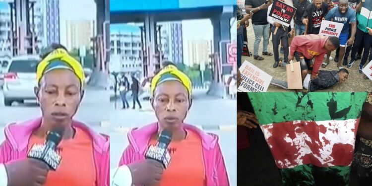 #ENDSARS: Nigerian woman who claims her son was killed in the Lekki ...