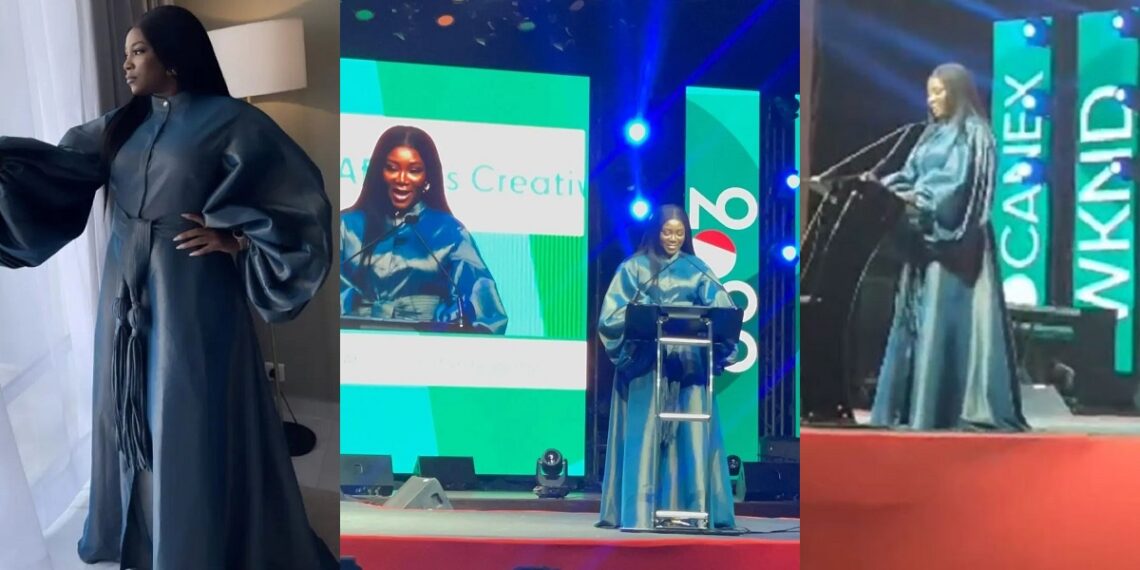 Actress Genevieve Nnaji makes first public appearance in months (Video)