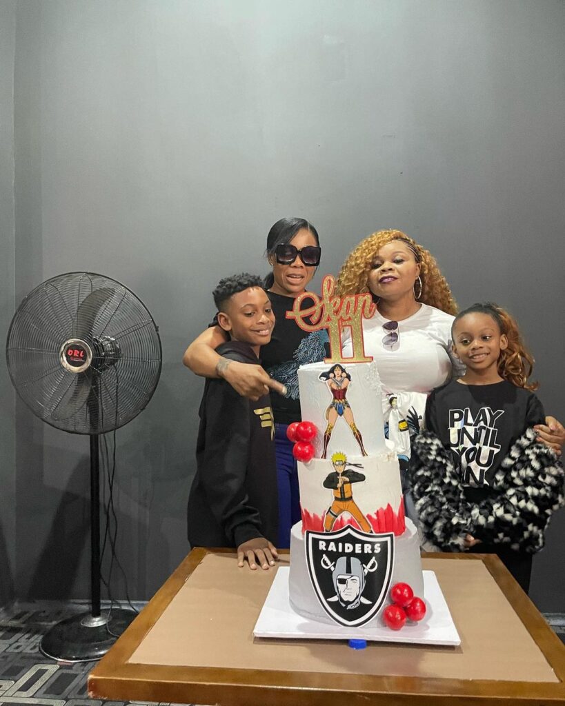 Kaffy and ex-husband, Joseph Ameh reunite for their son's birthday ...