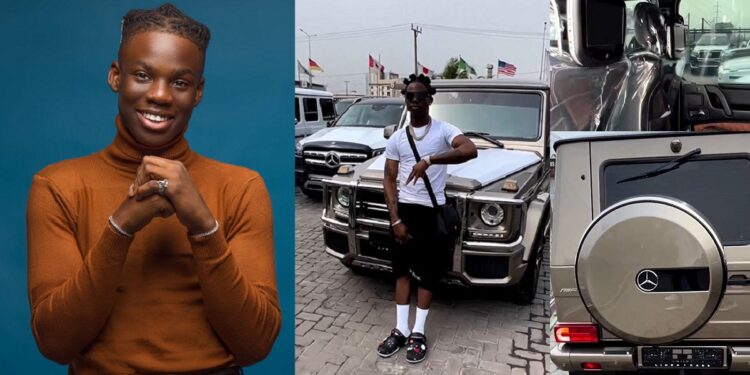 Singer Rema acquires brand new G-Wagon (Video)