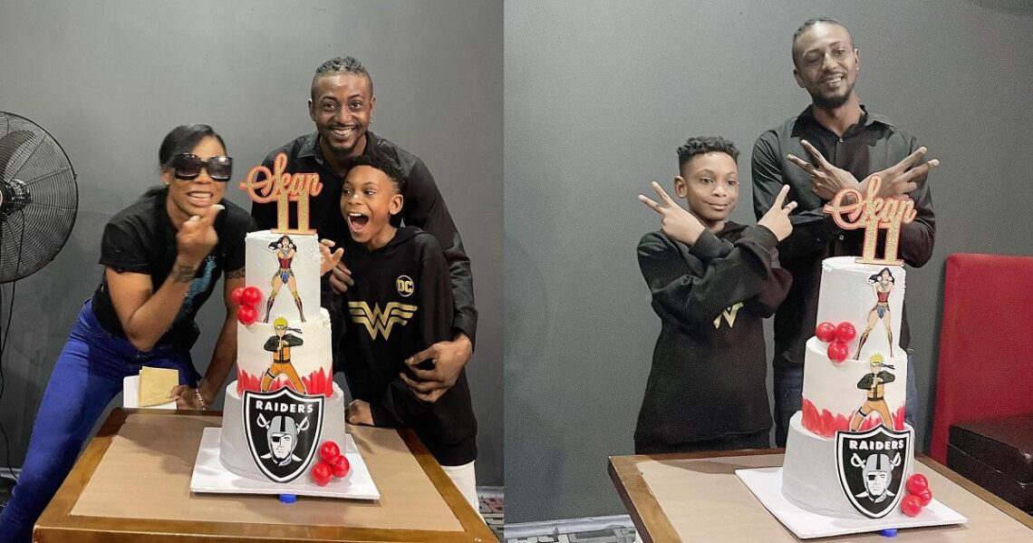 Kaffy and ex-husband, Joseph Ameh reunite for their son's birthday ...