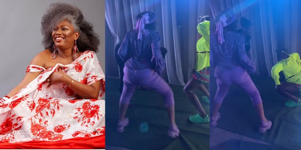 "Grandma wey no wan old" — Fans react to video of Fela's 61-year-old daughter, Yeni Kuti ...