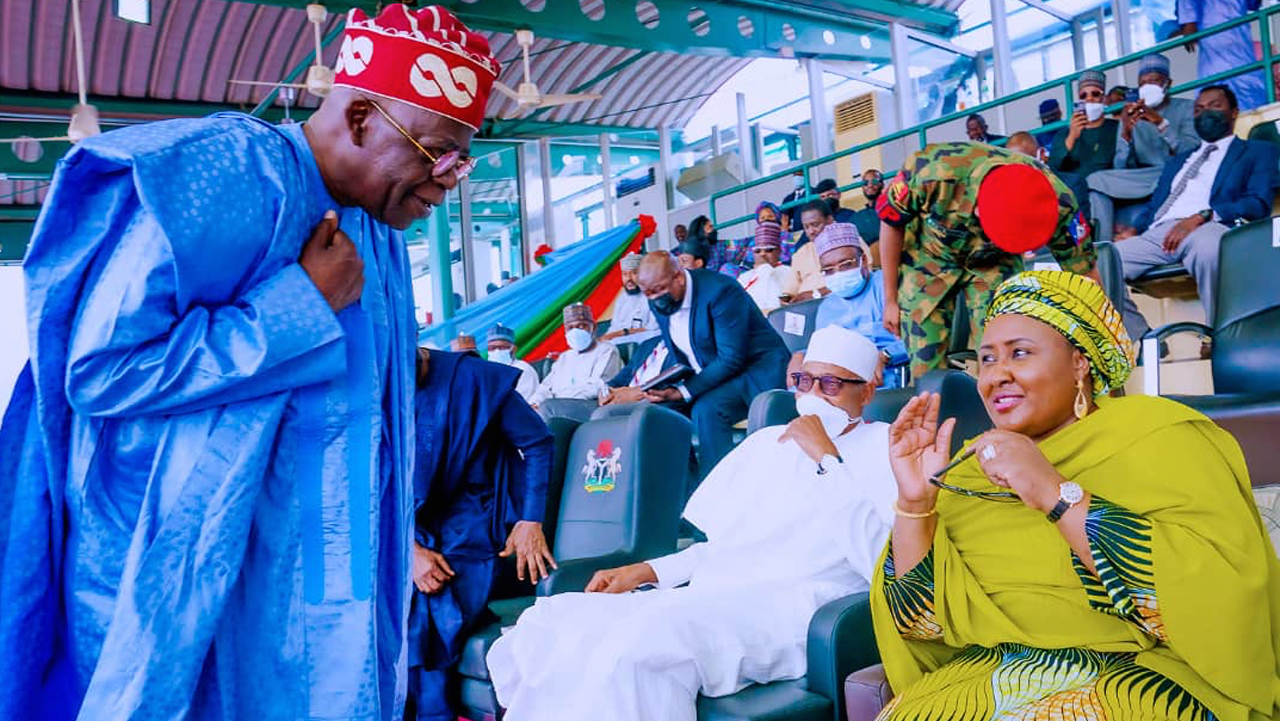 "Accept Bola Tinubu's win as the will of God" — Aisha Buhari urges ...