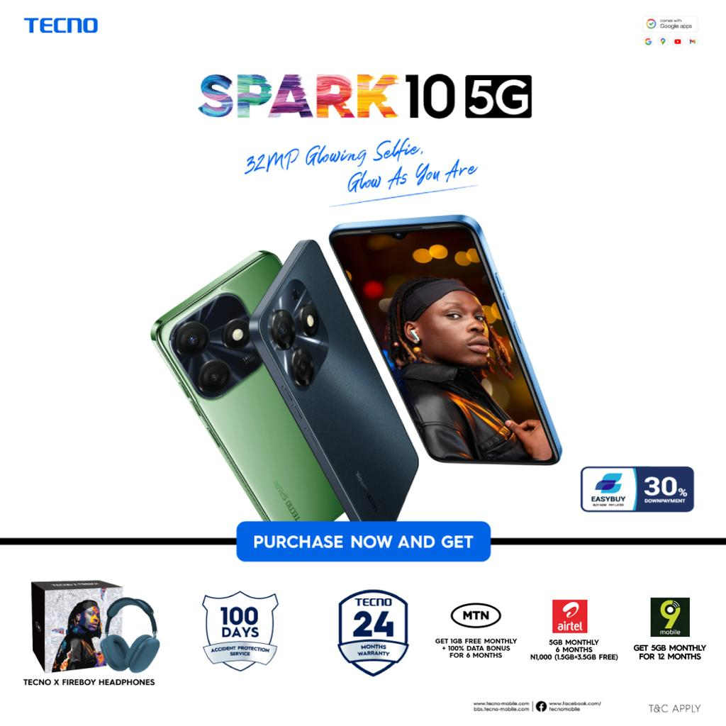 10 Reasons Why TECNO's New Spark 10 Series Is The Hottest Phone On The ...