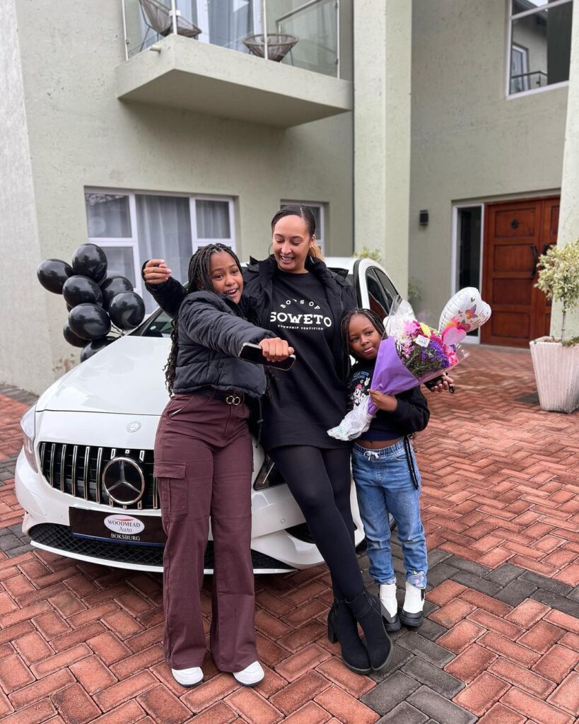 South African actor, Kagiso Modupe gifts his wife a Benz for Mother's ...