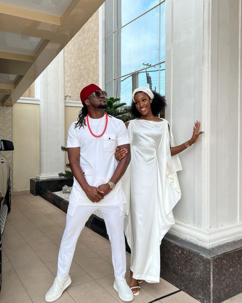 Singer, Paul Okoye and his girlfriend serve couple goals as they step ...