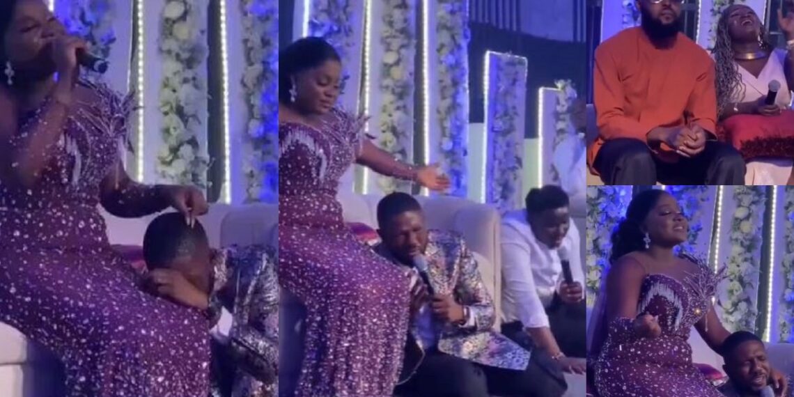 Moment gospel singers Sunmisola Agbebi and Yinka Okeleye’s wedding ...