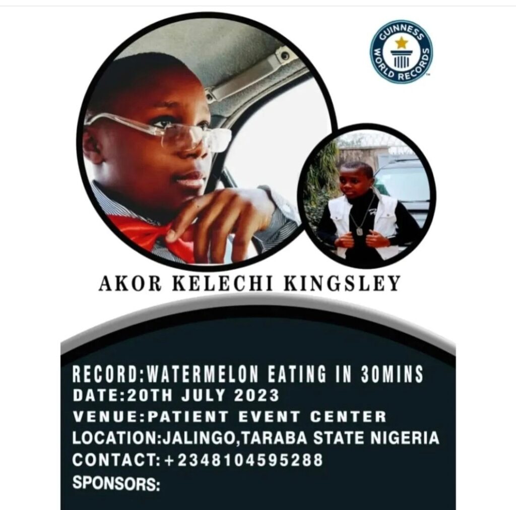 Nigerian boy completes Guinness World Record attempt for most ...
