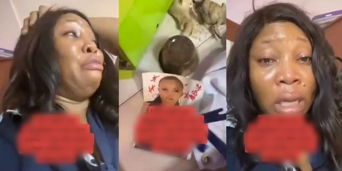 "I am traumatized" – Lady cries out after discovering fetish box containing her picture and ...
