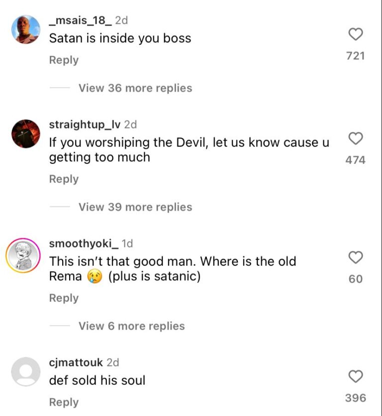 Singer, Rema finally reacts to allegations of joining the Illuminati ...