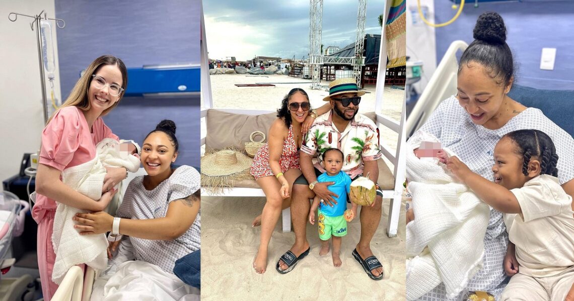 Actress, Rosy Meurer and husband, Olakunle Churchill welcome a daughter ...