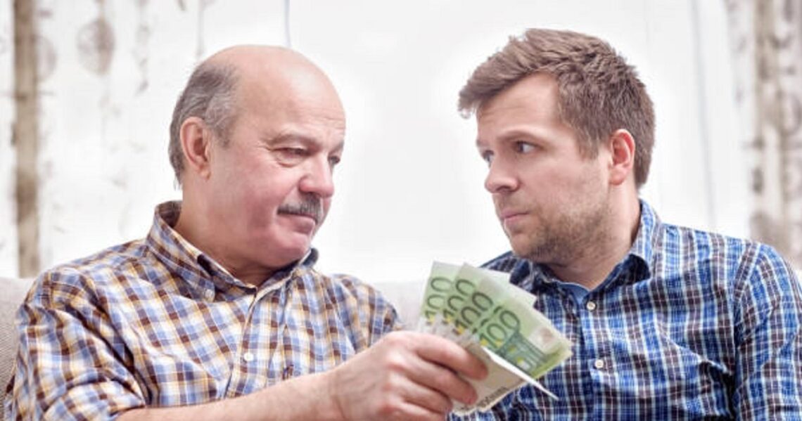 "At age 22, you should not be collecting money from your parents ...