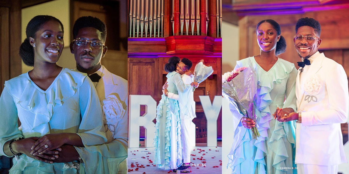 Checkout beautiful photos of gospel singer Moses Bliss and his Ghanaian ...
