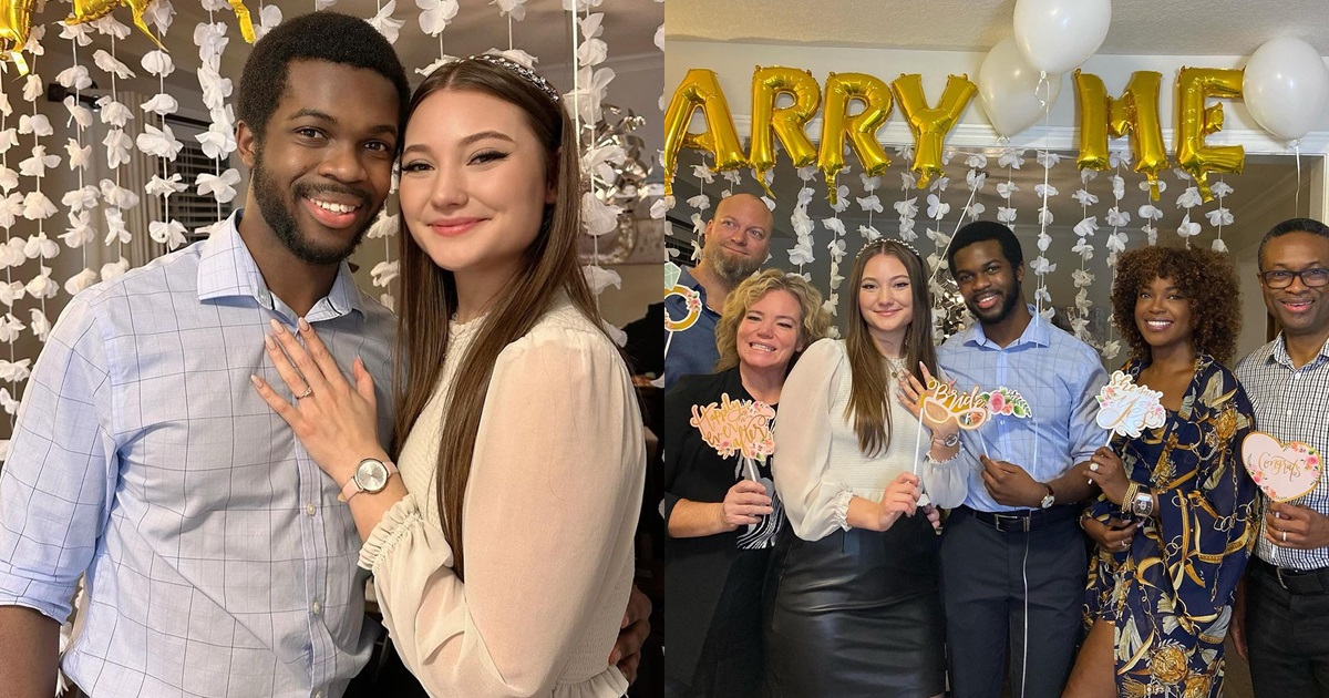 Actress Omoni Oboli's son, Tobe gets engaged to the love of his life