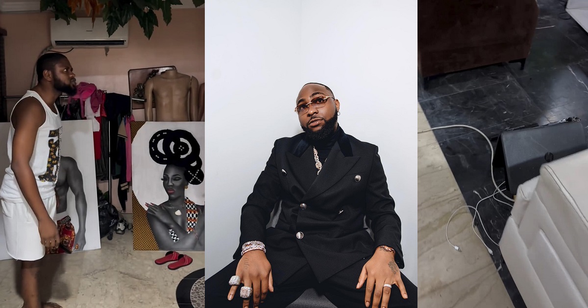 Nigerian man gets v!olent, destroys property over Davido loss at the ...