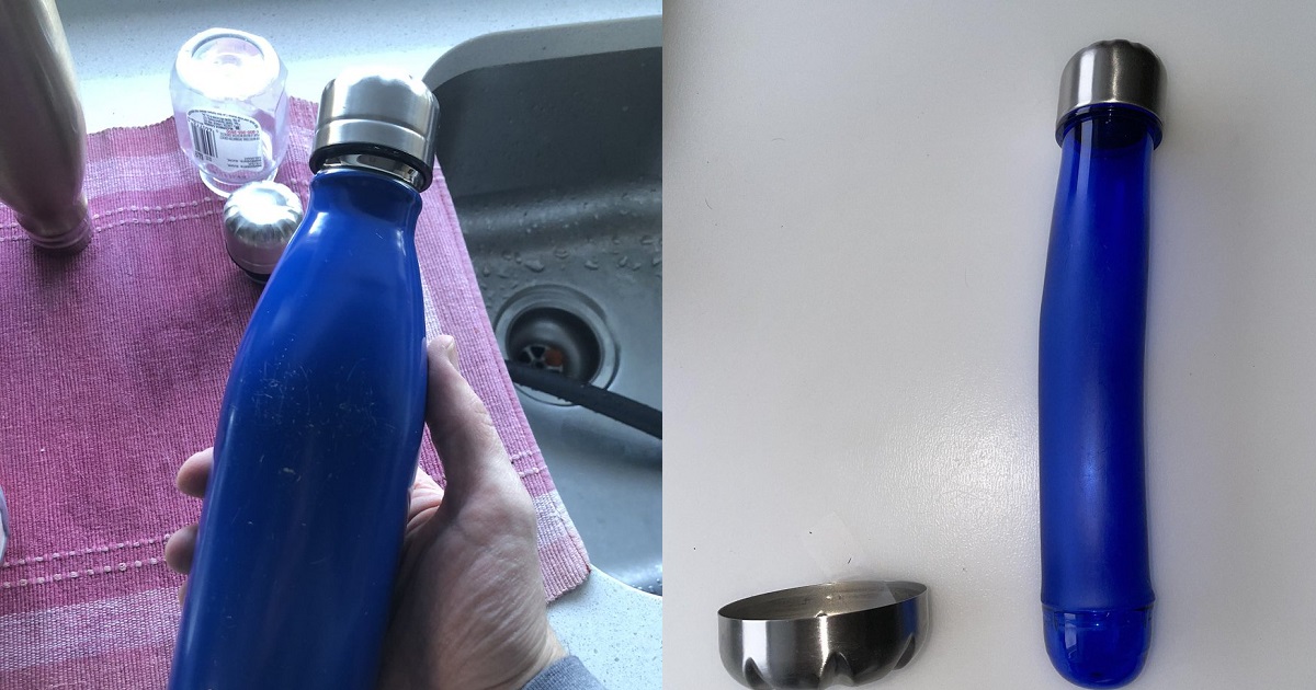 Man shares the aftermath of his water bottle after placing it in a ...