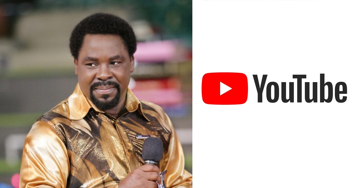 YouTube takes down TB Joshua’s Emmanuel TV channel over alleged abusǝs ...