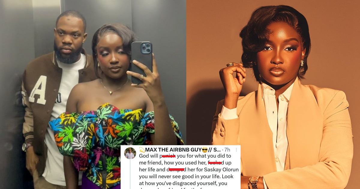 Saskay's new boyfriend, Chef Derin, reacts after being accused of ...