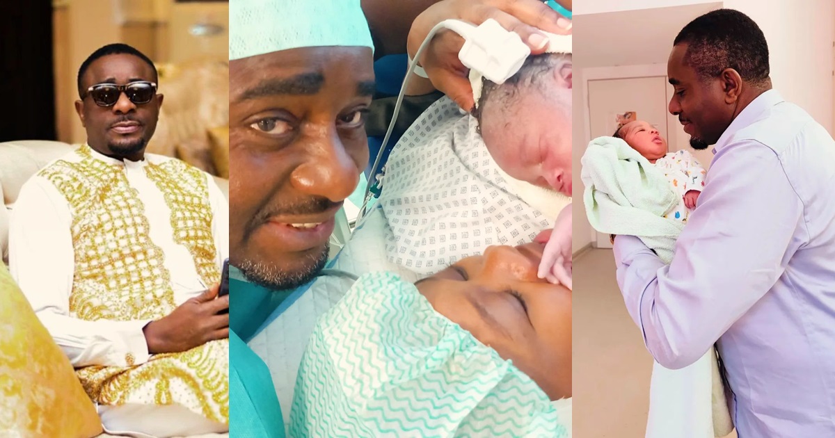 Actor Emeka Ike welcomes a baby girl with his wife in Germany