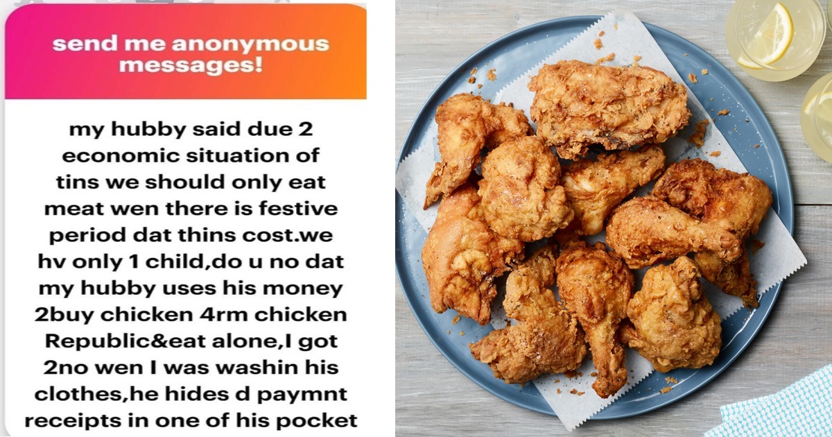 "My husband says we should only eat meat during festive season due to ...